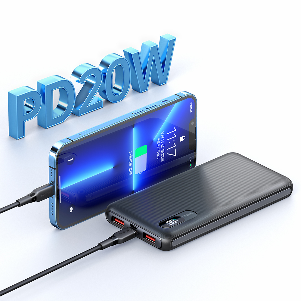 Kup powerbank 10000mah mcdodo, qc 3.0, usb-c, pd 22.5w, czarny na arena ...