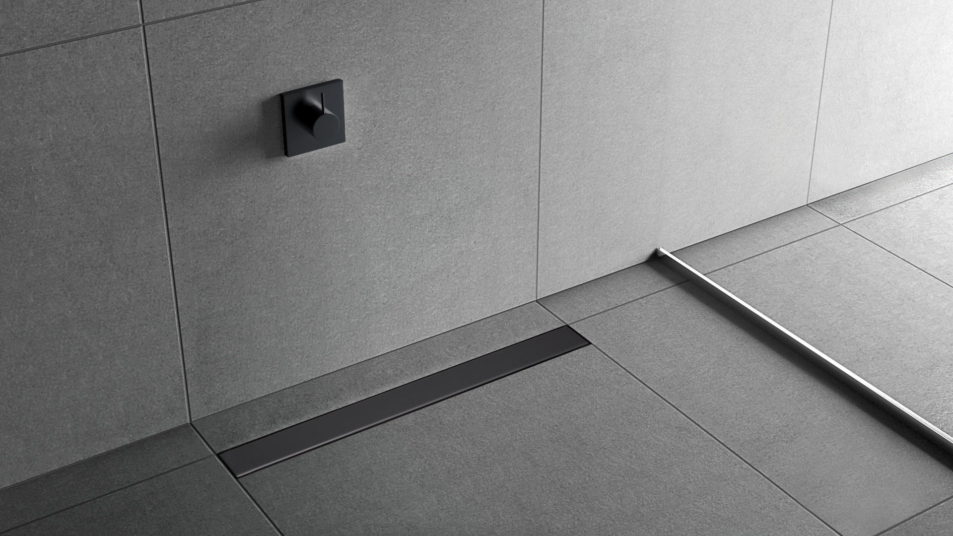 BASIC Drain Black Odpływ liniowy czarny 90 cm - Arena.pl