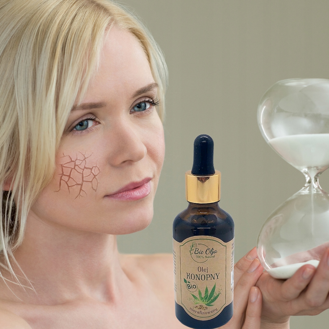 Bioolja Naturalny olejek konopny BIO 50 ml Nawilża i odmładza skórę twarzy | Z-natury.com.pl