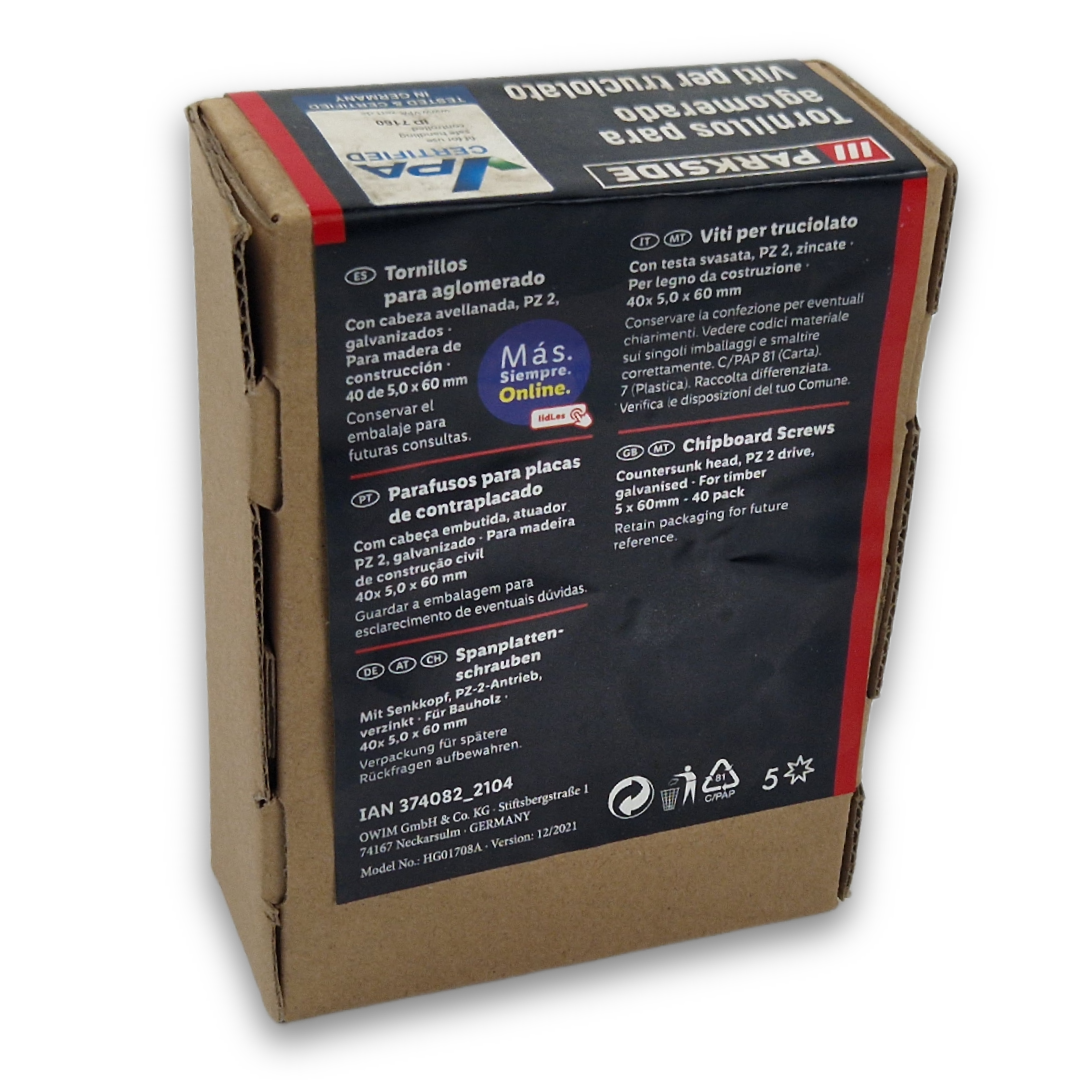 Vruty 5,0x60mm 42 ks - PZ2 Celá krabice | Aukro