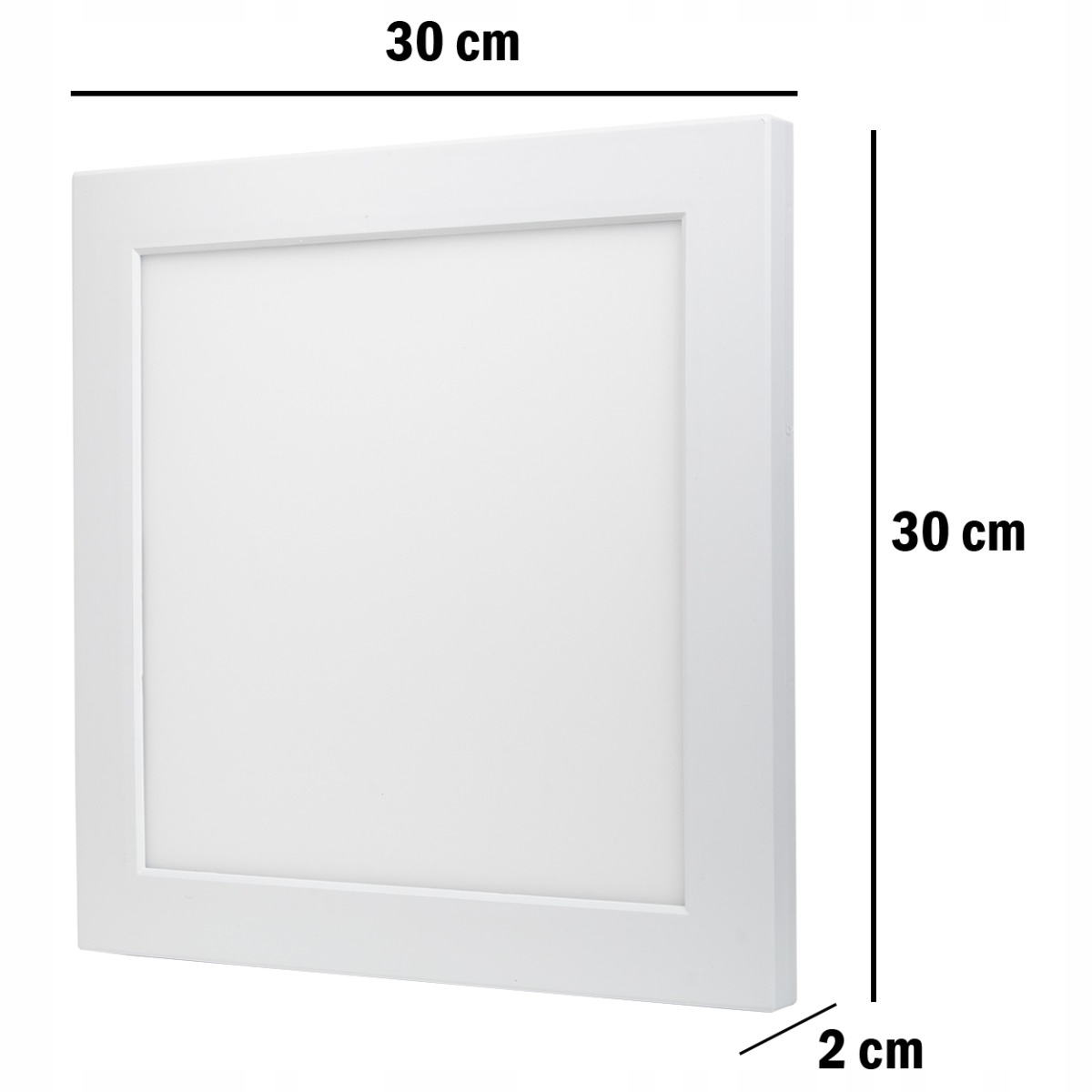 PLAFON PANEL LED 24W 2160lm Kwadratowy Natynk Podtynk 3 BARWY - NNLED ...