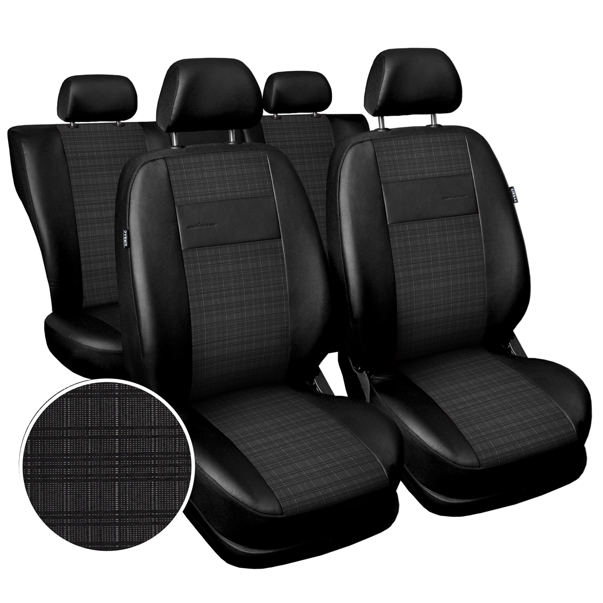 Kunstleder Sitzbezüge Sitzbezug Schonbezüge Für Vw Passat B4 B5 B6 B7