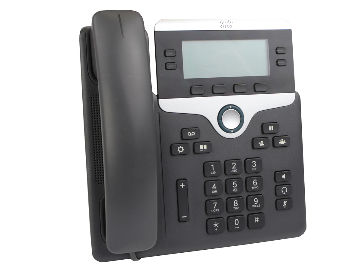 3x IP telefon Cisco CP‑7841‑K9 4 linky PoE pro kancelář a síť | Aukro