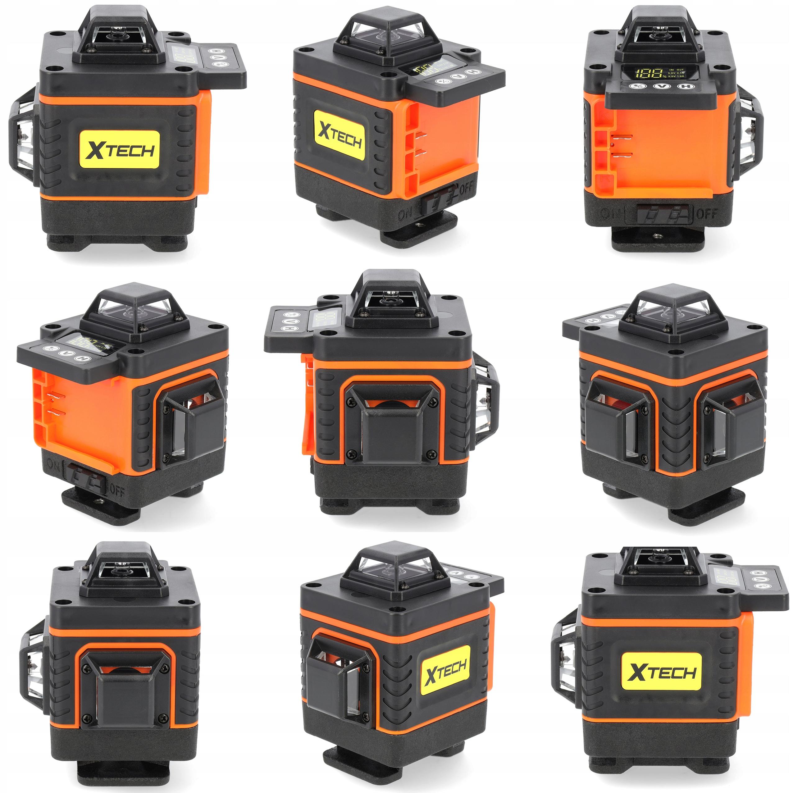 Xtech Poziomica Laserowa Laser Krzyżowy Lcd+Statyw - Xtech | Sklep EMPIK.COM