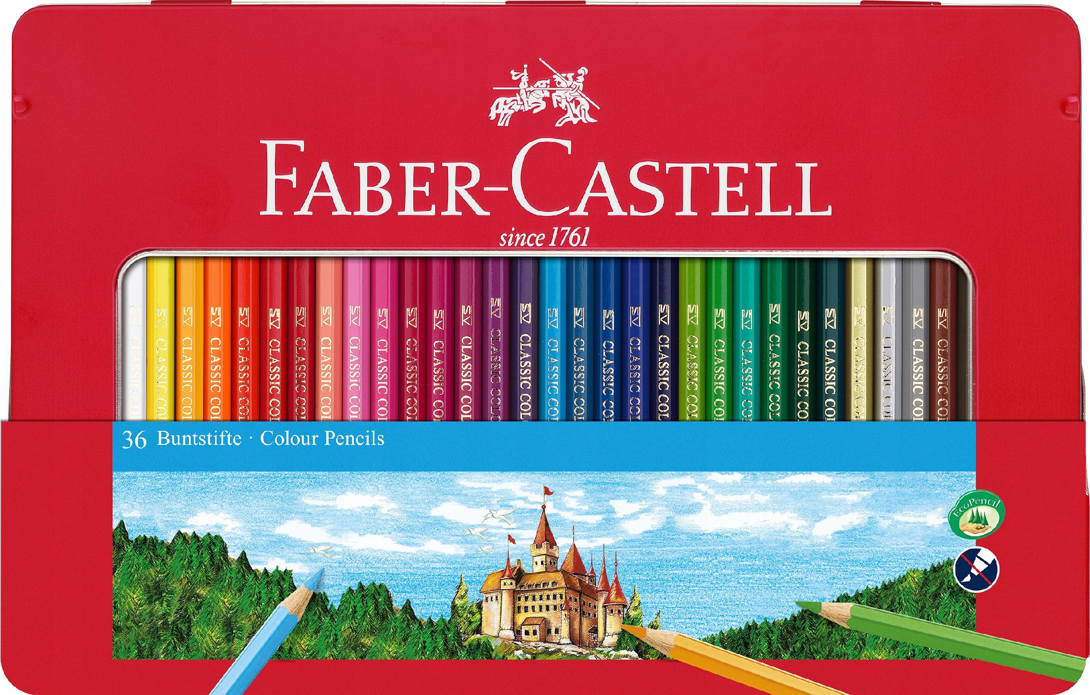 Faber-Castell Kredki Ołówkowe Eco 36 K Zamek Metal - Faber-Castell ...