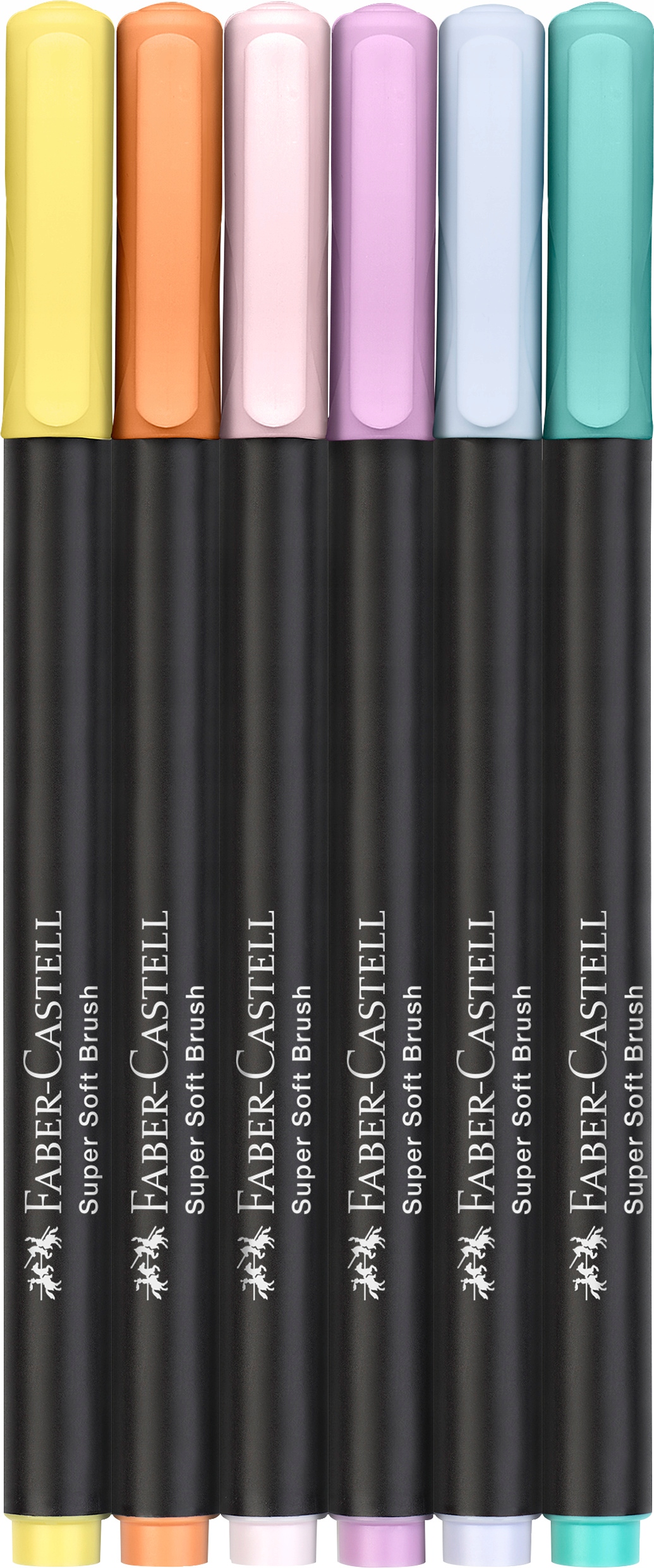 FABER-CASTELL Flamastry pisaki pędzelkowe 6 Pastel - Faber-Castell ...