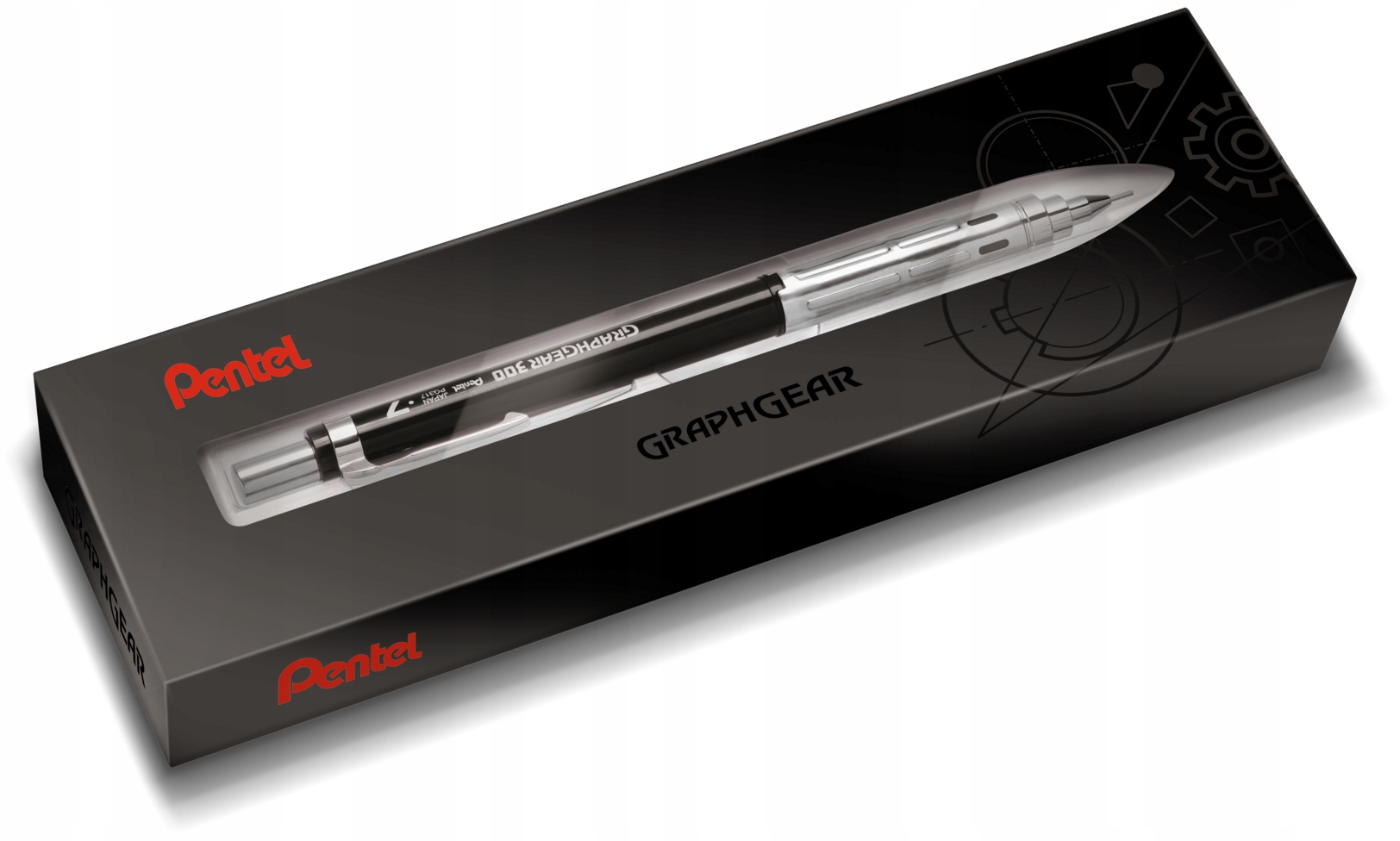PENTEL Ołówek automatyczny GRAPHGEAR300 0,7 mm HB - Pentel | Sklep EMPIK.COM