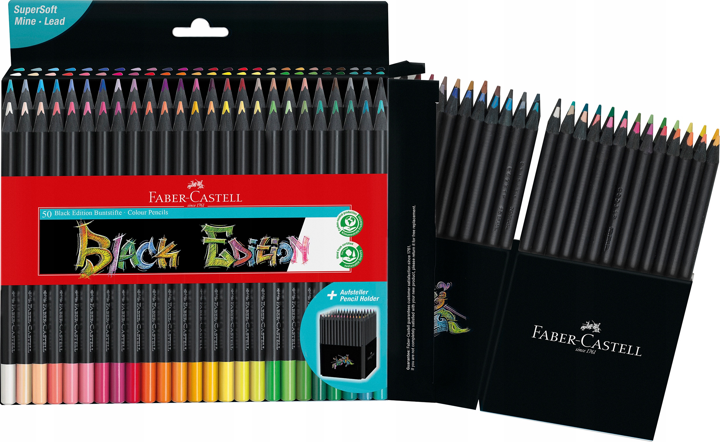 Faber-Castell Kredki Trój. Czarne Drewno 50 Kol - Faber-Castell | Sklep EMPIK.COM