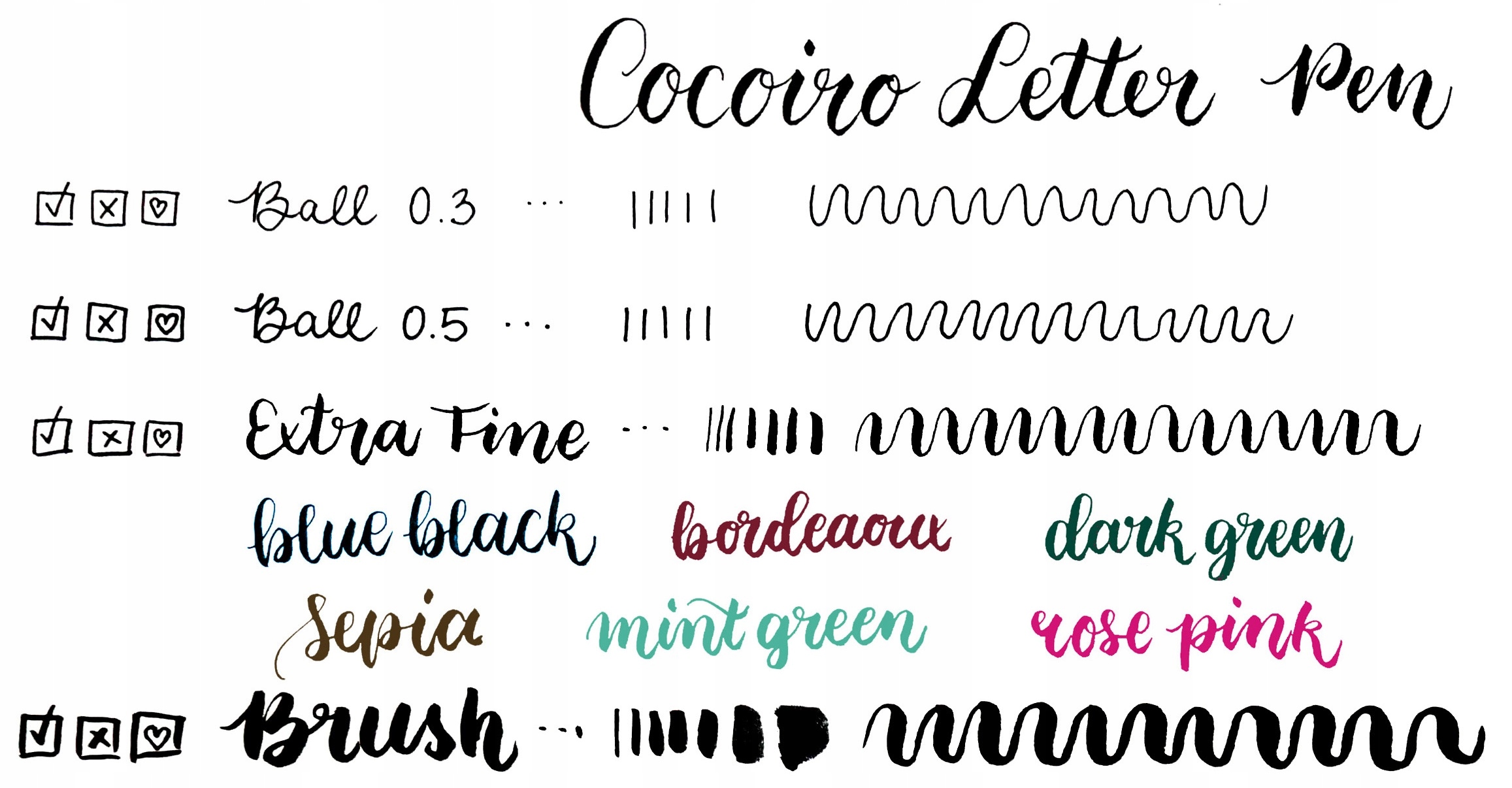 KURETAKE Wkład do pisaka Cocoiro Letter Pen BLACK - KURETAKE | Sklep EMPIK.COM