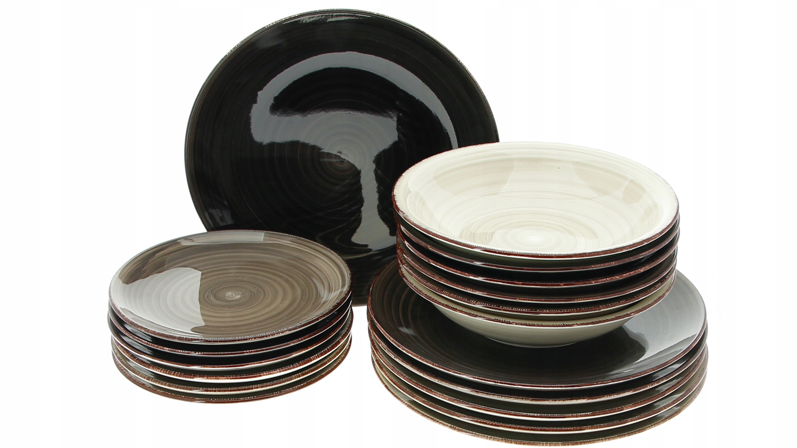 Talerze Zestaw Obiadowy Serwis 18 El. Loft Dla 6 Osób - Sokomedica ...