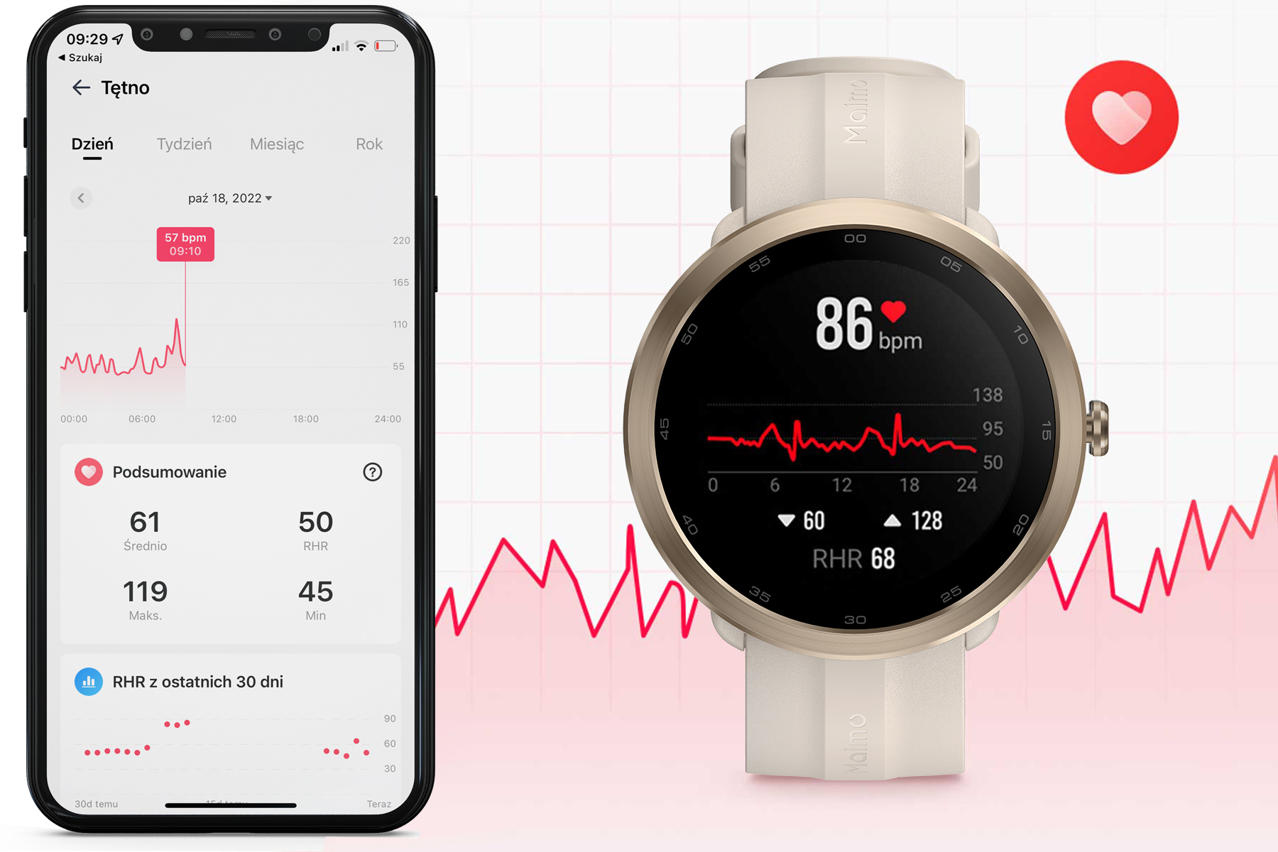 Smartwatch Maimo Watch R Gold - Maimo | Sklep EMPIK.COM