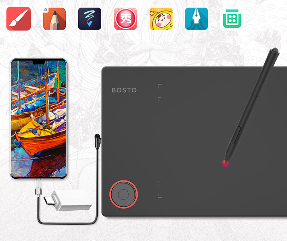 Bosto Graphic Tablet T608 - BOSTO | Sklep EMPIK.COM
